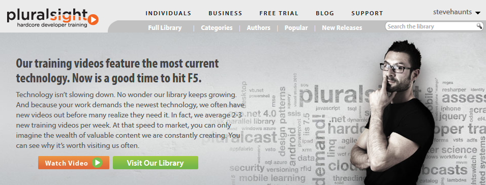 Stephen Haunts {Writer & Speaker} : Pluralsight