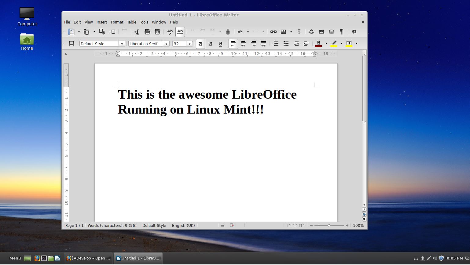 Stephen Haunts {Writer & Speaker} : Linux Mint Libre Office Writer